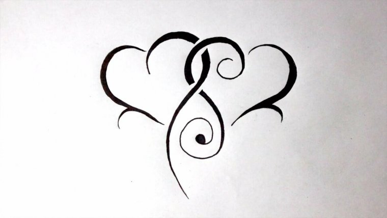 🖤 Рисунки тату для срисовки: легкие эскизы (44 фото)