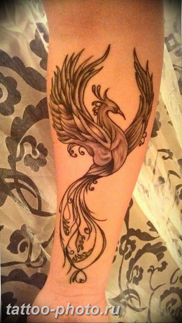 🖤 Тату на запястье Феникс 47 фото